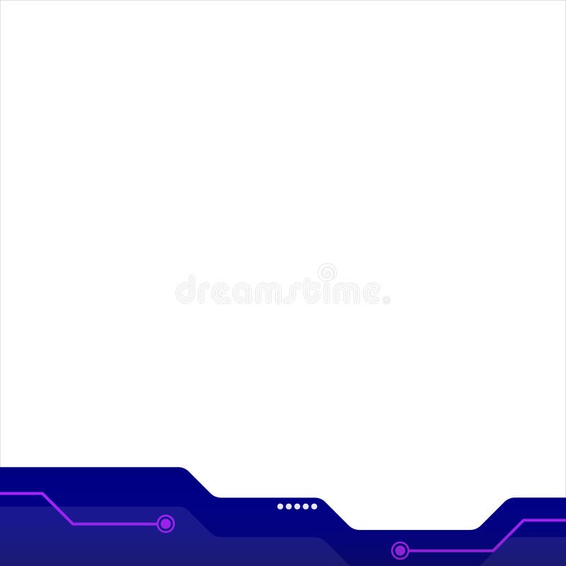 Corporate Tech Header Footer Stock Vector - Illustration of graphic ...