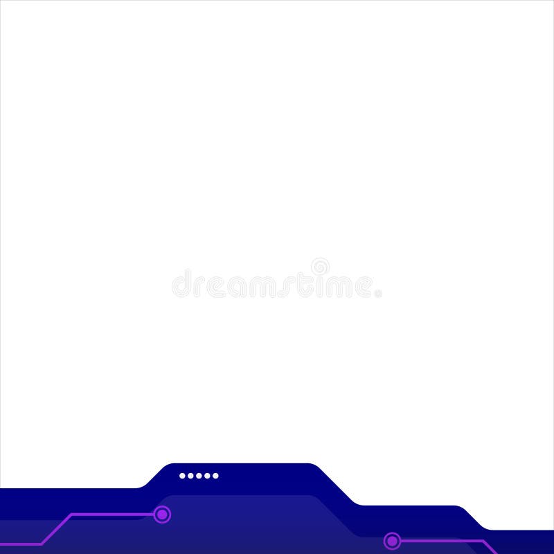 Corporate Tech Header Footer Stock Vector - Illustration of text ...