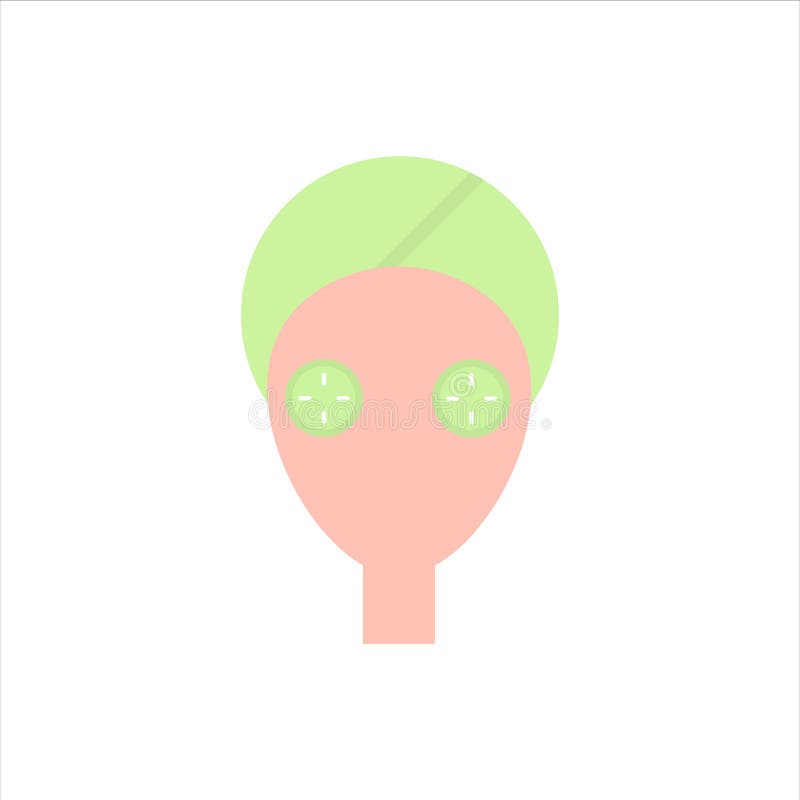 Facial Treatment Tools Icon Stock Vector - Illustration of pink, design ...