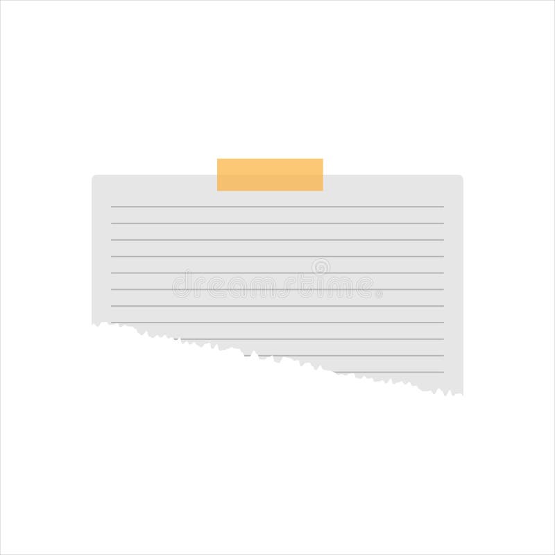 Torn Paper Element stock vector. Illustration of diagram - 266105380