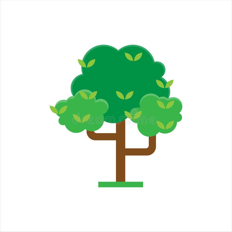 Fresh Green Big Tree Element Stock Vector - Illustration of growth ...
