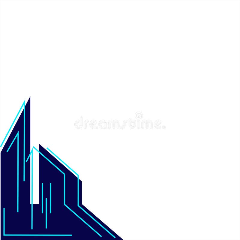 Modern Tech Corner stock vector. Illustration of technology - 269924670