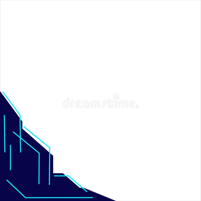 Modern Tech Corner stock vector. Illustration of number - 269924675