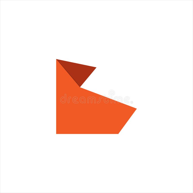 Origami Fold Shape stock vector. Illustration of graphic - 270151216