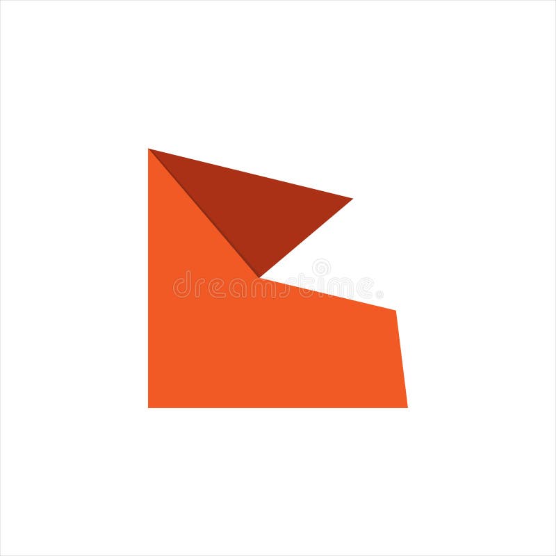 Origami Fold Shape stock vector. Illustration of logo - 270151222