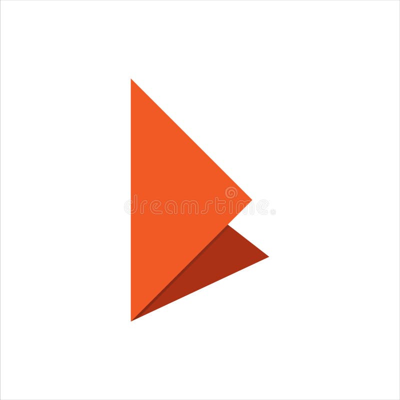 Origami Fold Shape stock vector. Illustration of presentation - 270151225