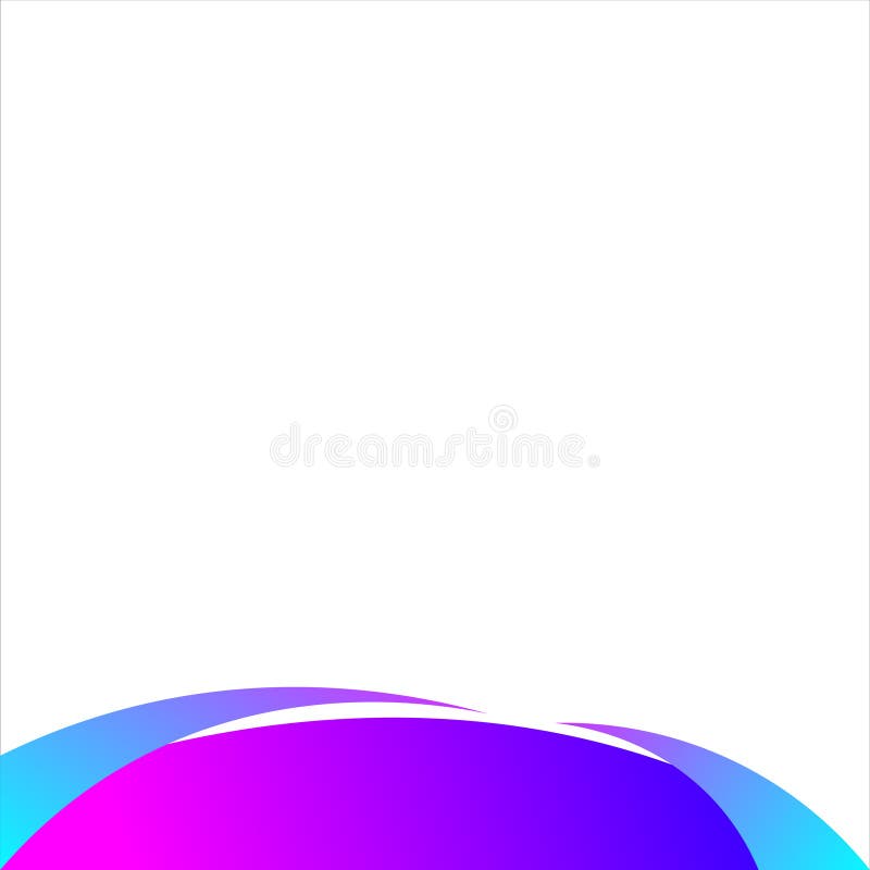 Gradient Abstract Footer stock vector. Illustration of drawing - 270626509