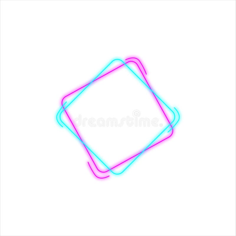 Neon Light Banner stock vector. Illustration of template - 270643525