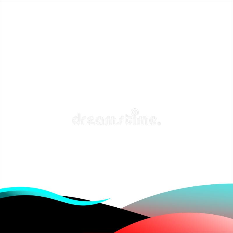 Gradient Modern Footer stock illustration. Illustration of line - 270737207