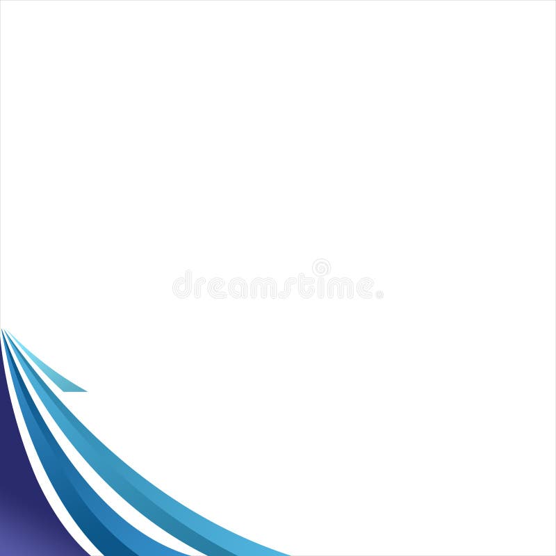 Blue Business Corner stock vector. Illustration of text - 270851786