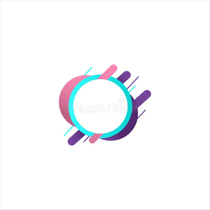 Abstract Circle Border stock vector. Illustration of purple - 270922513