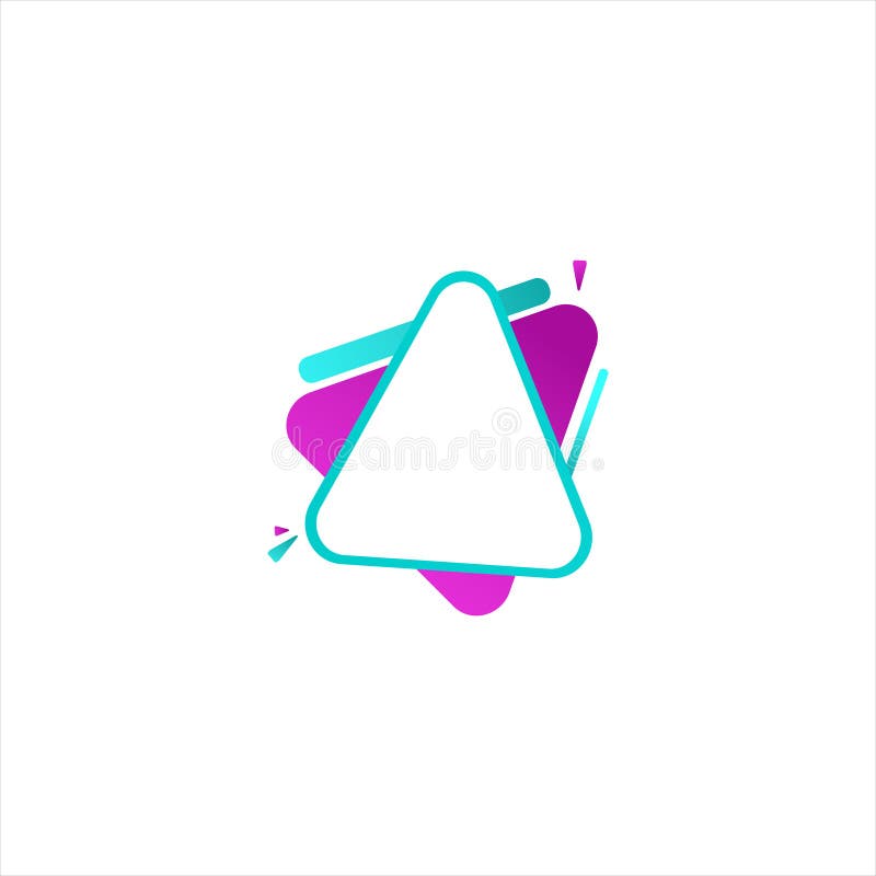 Abstract Triangle Border stock vector. Illustration of logo - 271396494