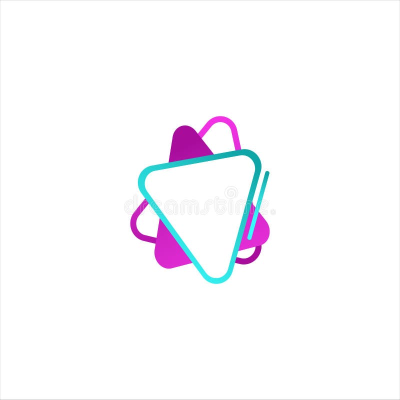 Abstract Triangle Border stock vector. Illustration of logo - 271396509