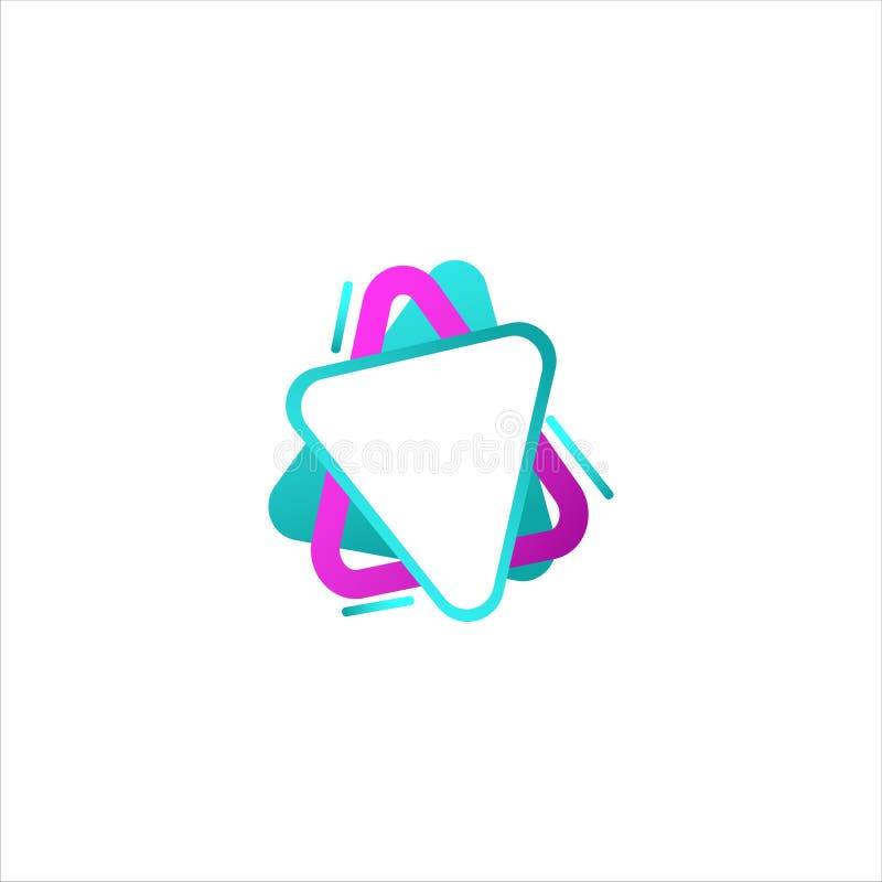 Abstract Triangle Border stock vector. Illustration of diagram - 271396528
