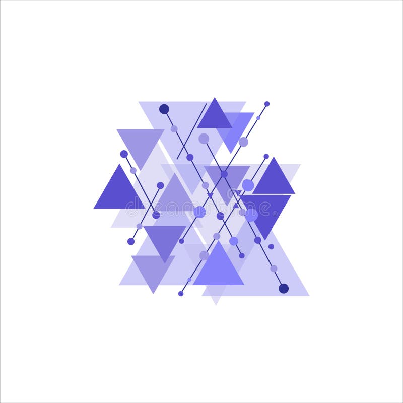 Geometric Triangle Shape stock vector. Illustration of vector - 271504175
