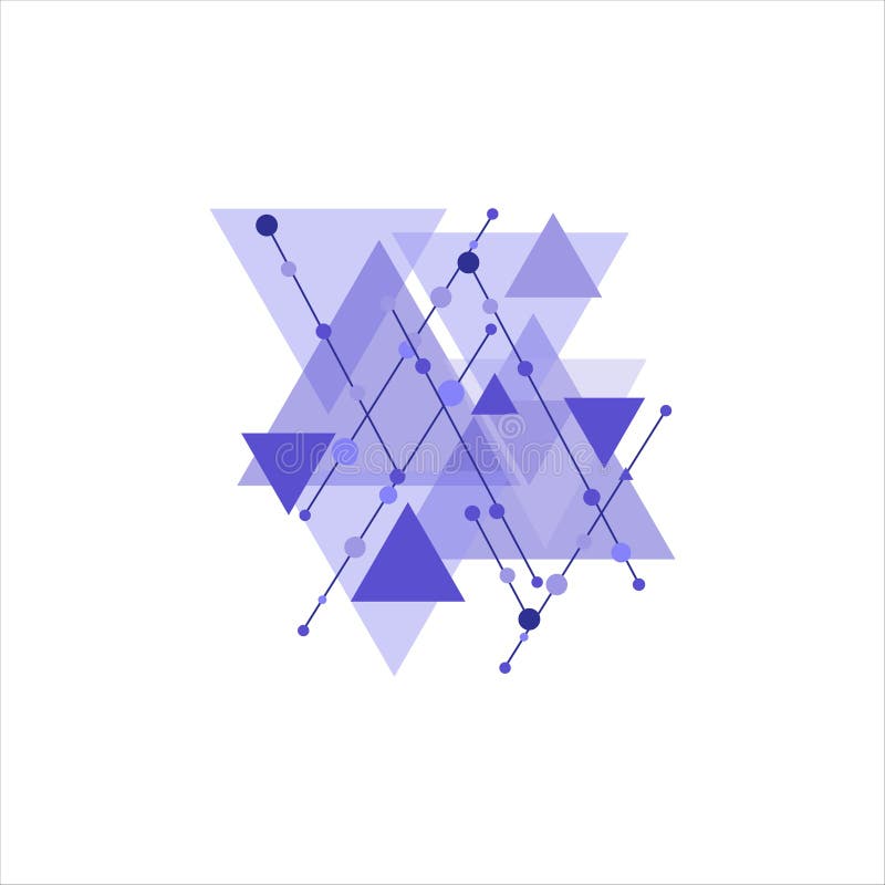 Geometric Triangle Shape stock vector. Illustration of design - 271504182