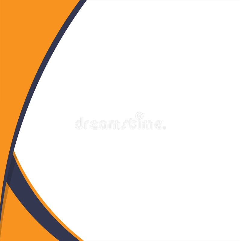 Orange and Black Corner Border Stock Vector - Illustration of wing ...