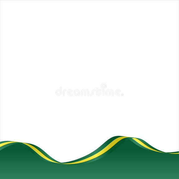 Brazilian Flag Border stock vector. Illustration of symbol - 271844805