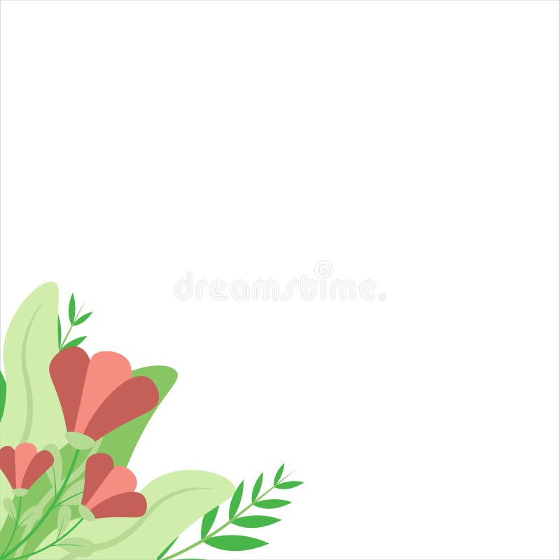 Spring Flower Corner stock vector. Illustration of plant - 271943904