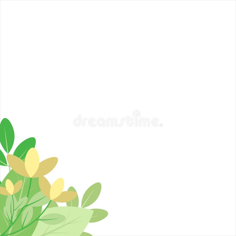 Spring Flower Corner stock vector. Illustration of floral - 271943910
