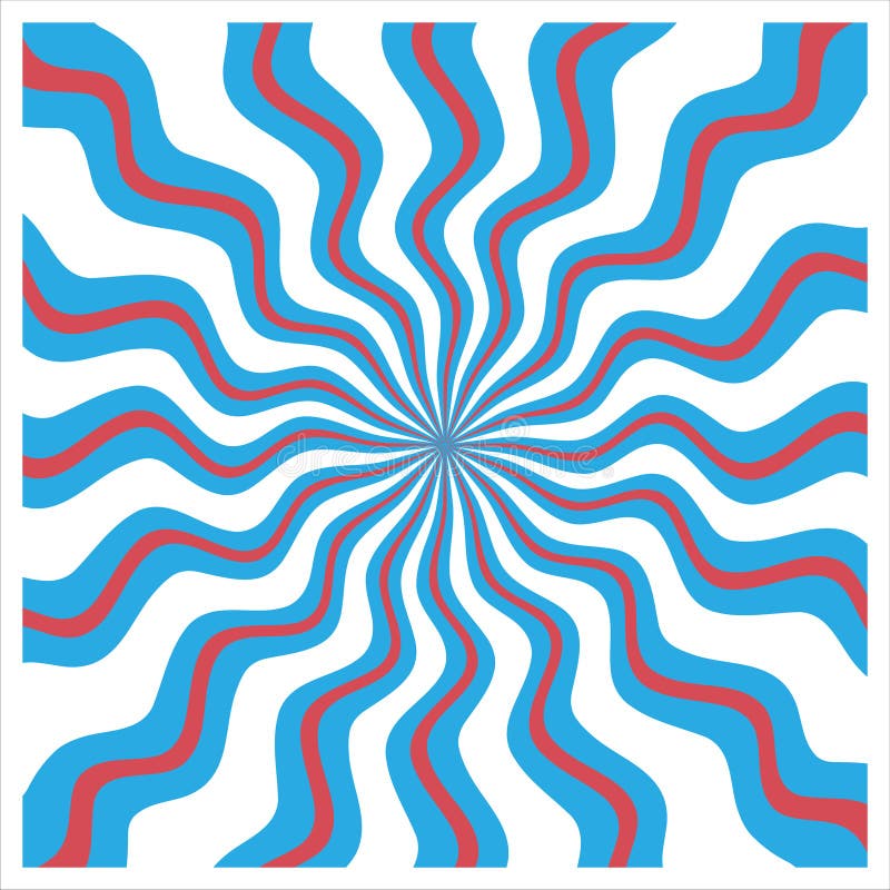 Retro Radial Explosion stock vector. Illustration of explosion - 273312459