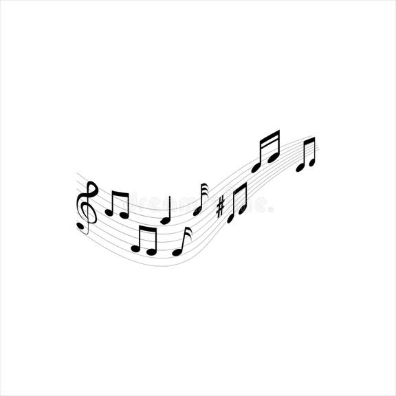 Music Note Chart stock vector. Illustration of drawing - 274174185