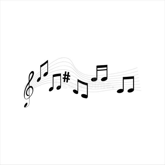 Music Note Chart stock vector. Illustration of drawing - 274174286