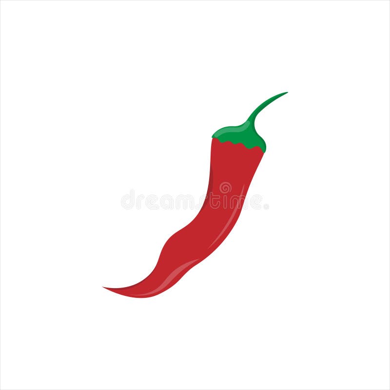 Fresh Spicy Chilli Illustration Stock Vector - Illustration of circle ...