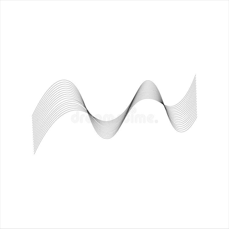 Line Waves Style stock vector. Illustration of vector - 274471274