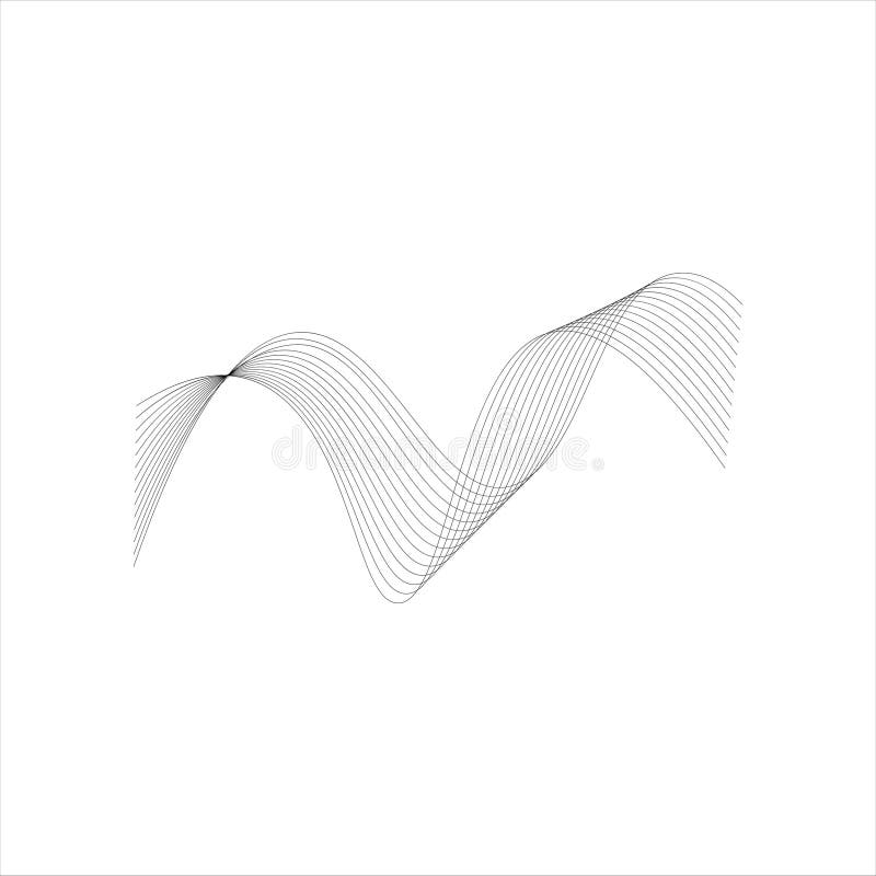 Line Waves Style stock vector. Illustration of abstract - 274471288