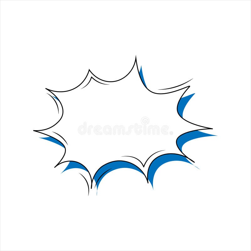 Comic Bubble Message stock vector. Illustration of logo - 274955936