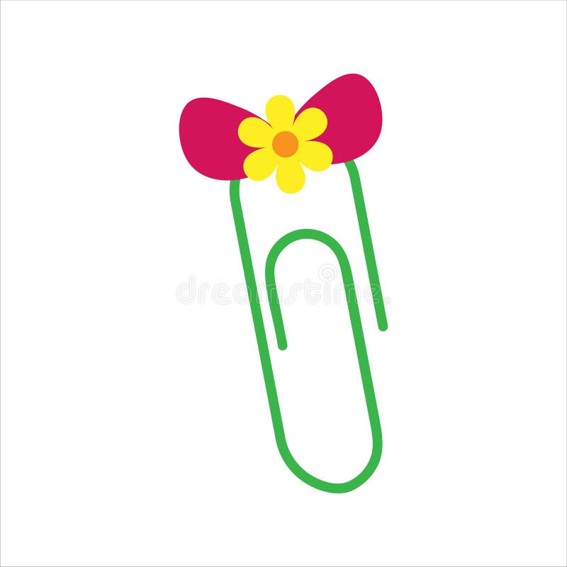 Clip Pin Paper stock vector. Illustration of pink, number - 275047848