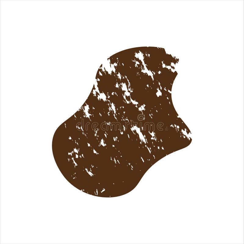 Organic Blob Shapes with Aesthetic Line in Earth Tone Color Stock ...