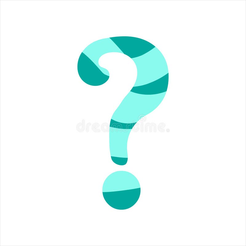 Doodle Question Mark stock vector. Illustration of vector - 276989679