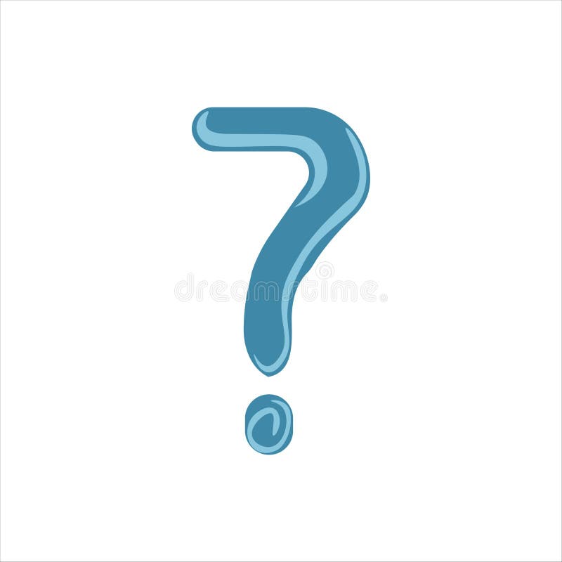 Doodle Question Mark stock vector. Illustration of brand - 276989697