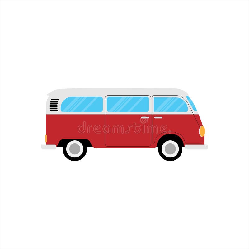 Summer Van Car stock vector. Illustration of happy, ocean - 277502896