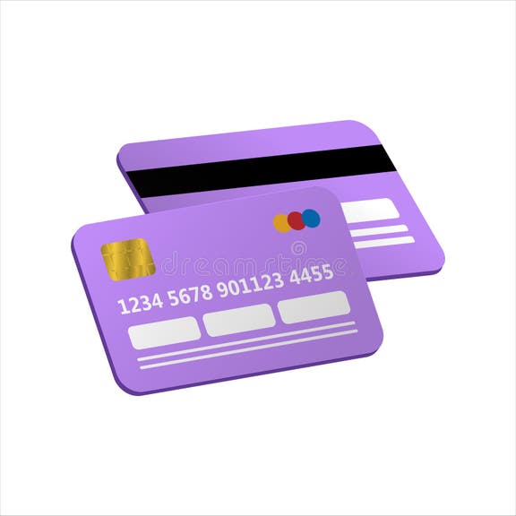 Credit Card Number stock vector. Illustration of plastic - 278060487