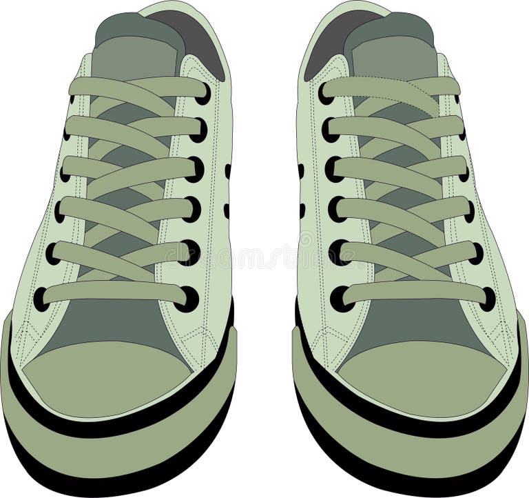 Sneakers Vector Footwear Design Illustration Fashion Isolated, a ...