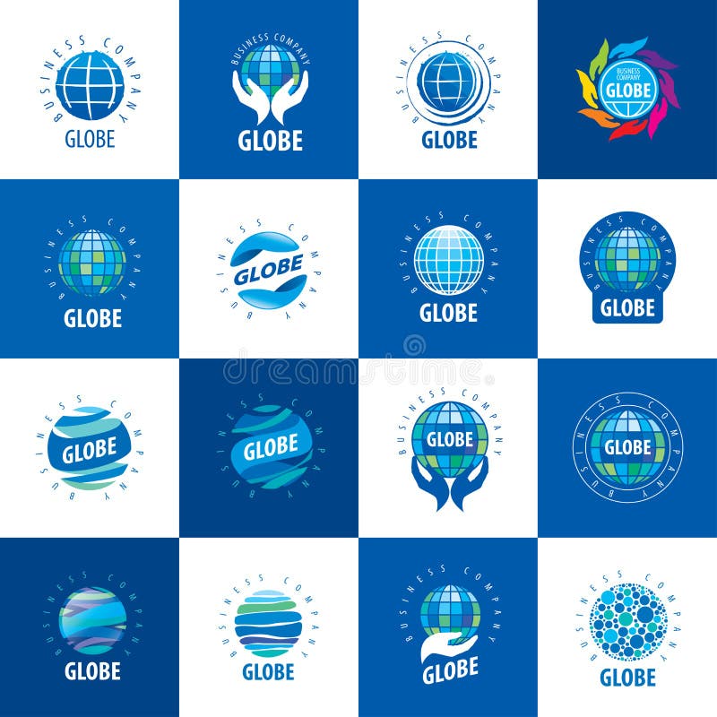 Earth Logo Template. Globe Sign Stock Vector - Illustration of company ...