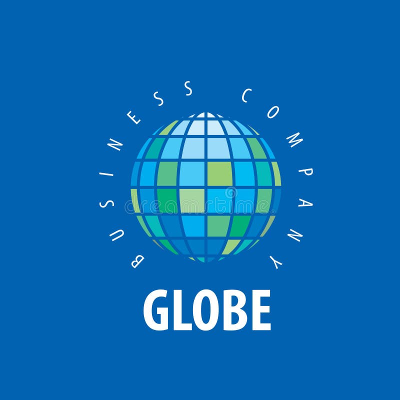 Earth Logo Template. Globe Sign Stock Vector - Illustration of round ...