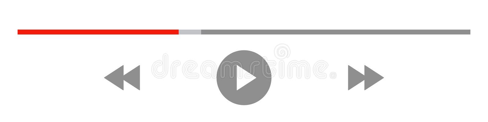 Media Player Control Panel Web Stock Illustrations – 5,803 Media Player ...
