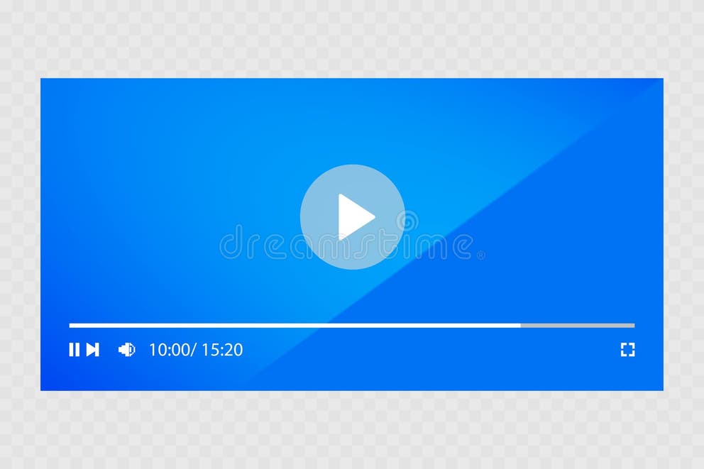 Template Video Player for Web and Mobile Apps. Modern Multimedia ...