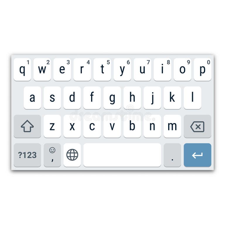 Qwerty Template Stock Illustrations – 517 Qwerty Template Stock ...