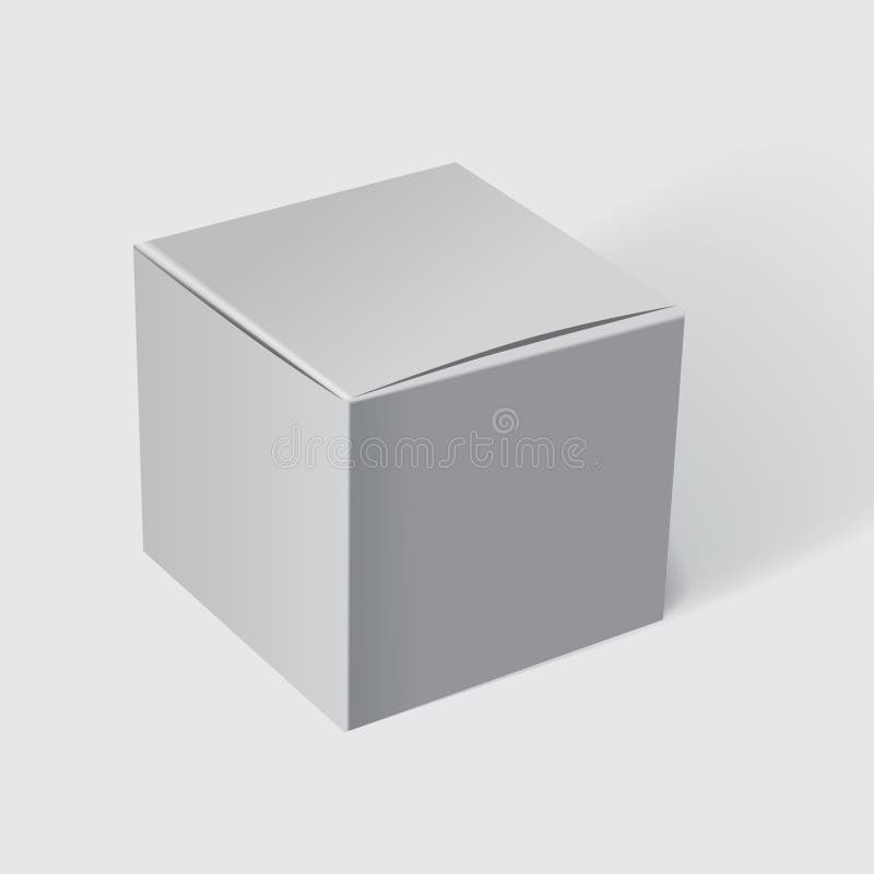 Template white box stock vector. Illustration of deliver - 47468971