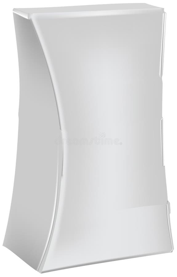 Template White Round Open Box Stock Vector - Illustration of container ...