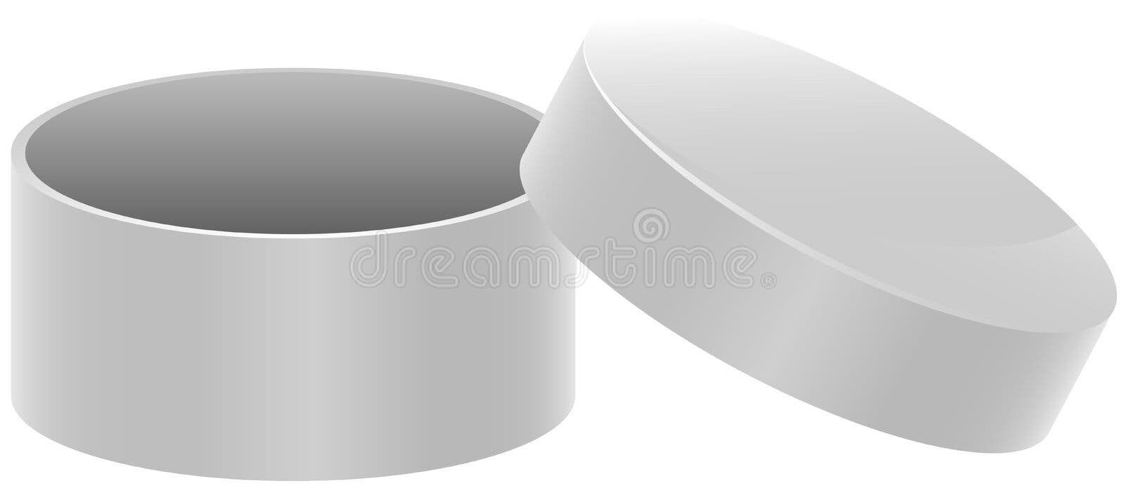 White Blank Cardboard Package Box in Different Positions. Vector ...