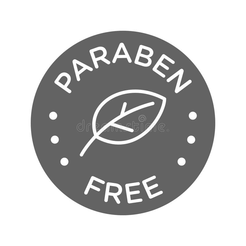 Paraben Free Icon Cosmetic Vector Label Stock Vector - Illustration of ...