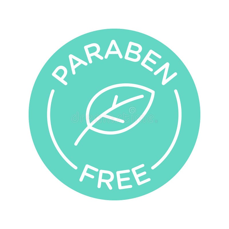 Paraben Free Icon Cosmetic Vector Label Stock Vector - Illustration of ...