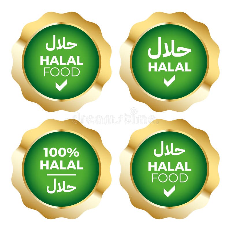 Halal Logo Gold Stock Illustrations – 89 Halal Logo Gold Stock ...