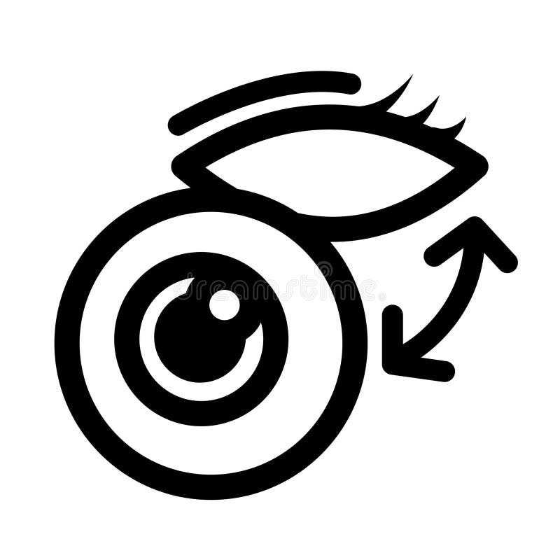 Prosthetic Eye Vector Icon Illustration Stock Vector - Illustration of ...